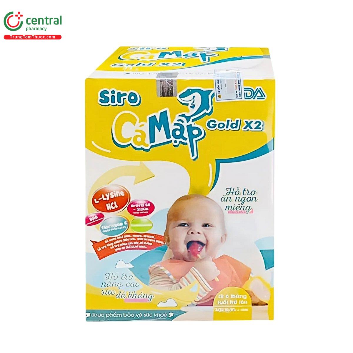 Siro Cá Mập Gold X2 – Hỗ trợ tiêu hóa, tăng cường đề kháng cho bé