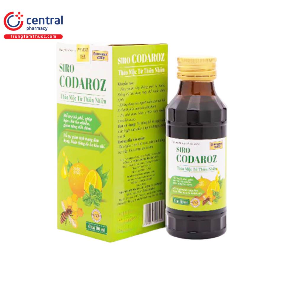 [CHÍNH HÃNG] Siro Codaroz bổ phế, giảm ho và long đờm