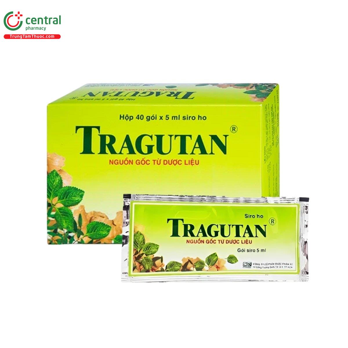 Thuốc ho Tragutan gói xanh có thai uống được không, có tốt không, cách dùng