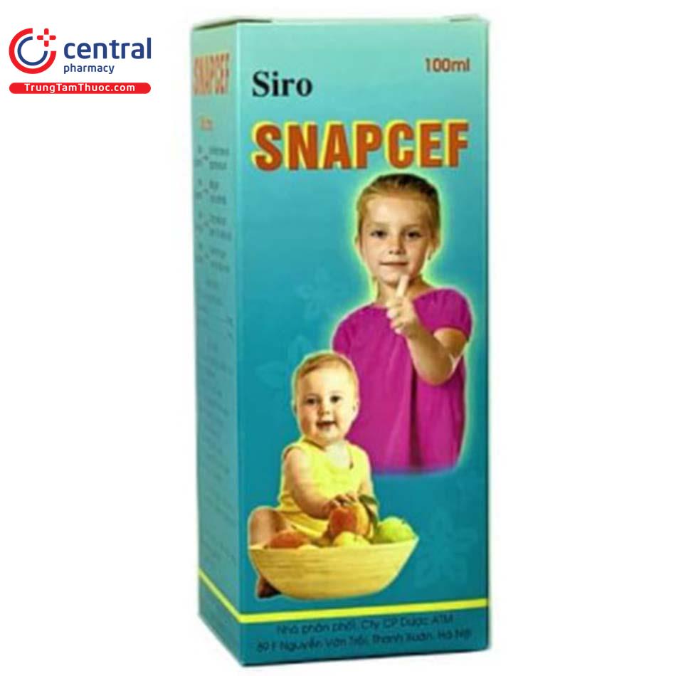 Thuốc Siro Snapcef 100ml: cách dùng, những lưu ý khi sử dụng