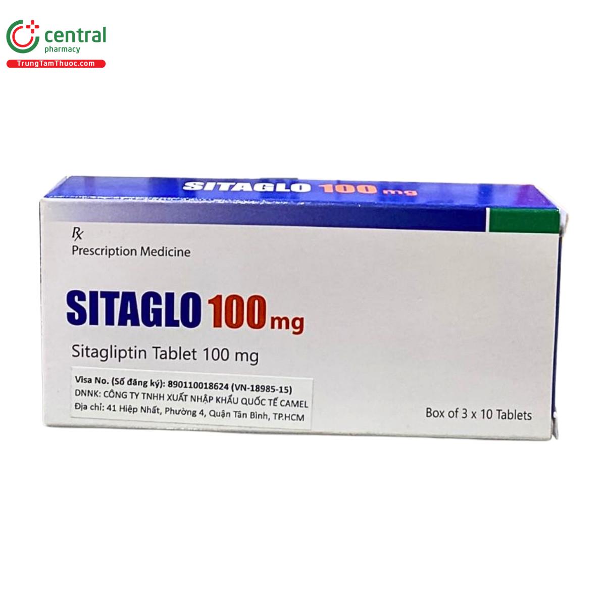 Thuốc Sitaglo 100mg kiểm soát đường huyết ở người bị tiểu đường típ 2