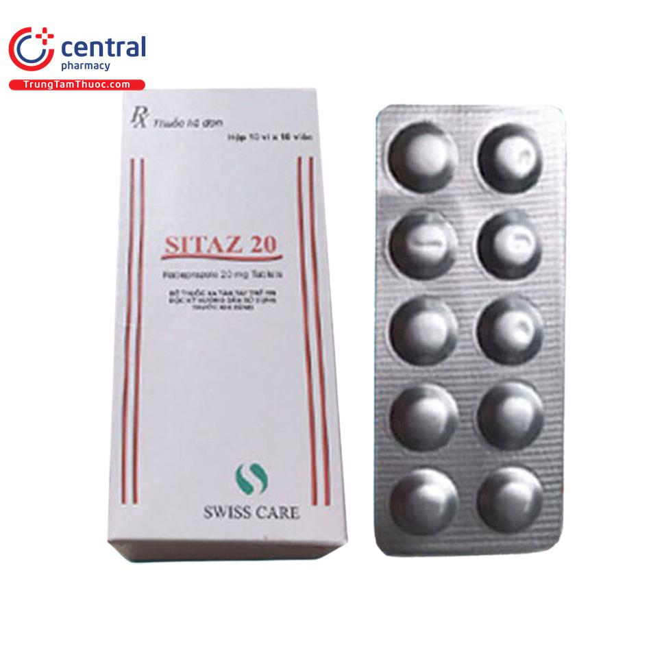 [CHÍNH HÃNG] Thuốc Sitaz 20 điều trị viêm loét dạ dày - tá tràng