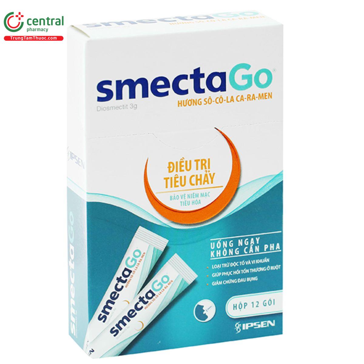 Thuốc SmectaGo 3g - Điều trị tiêu chảy cấp ở người lớn và trẻ em