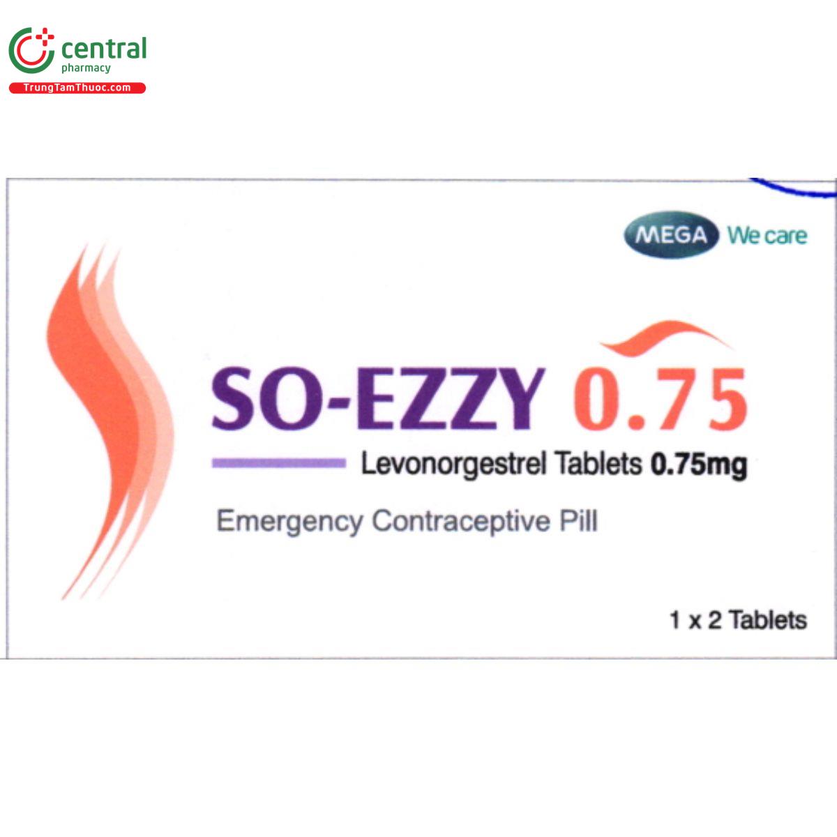 Thuốc So-Ezzy 0,75 - Tránh thai khẩn cấp sau khi không dùng biện pháp