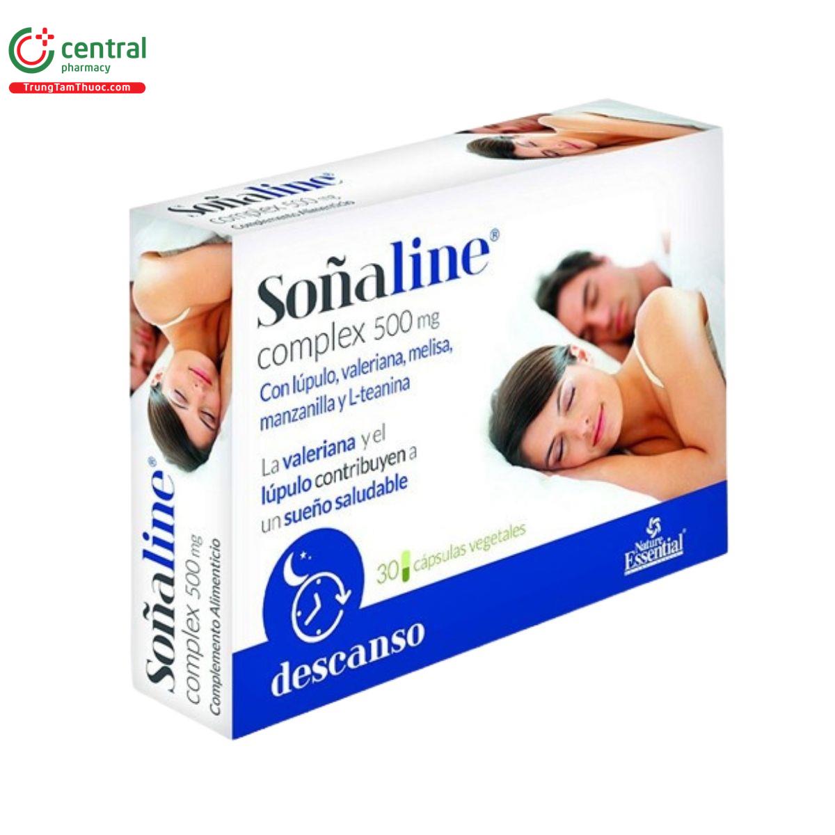 Thuốc Soñaline Complex 500mg - Cải thiện giấc ngủ và hỗ trợ ngủ ngon
