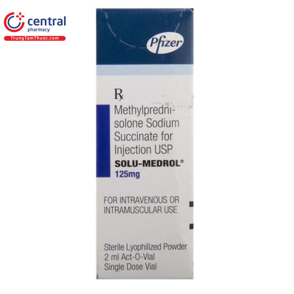 Thuốc tiêm Solu-Medrol 125mg chống viêm: tác dụng và cách dùng