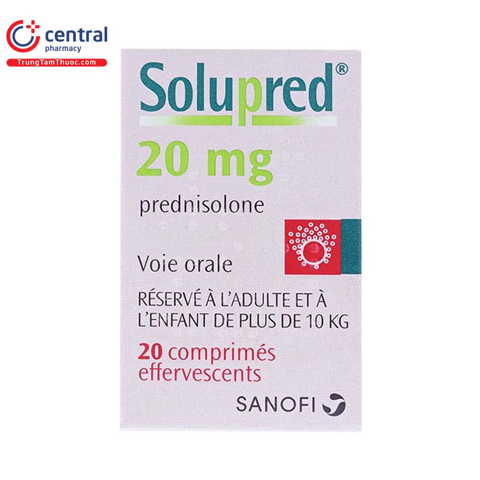 [CHÍNH HÃNG] Thuốc Solupred 20mg - giảm đau nhanh,chống viêm hiệu quả