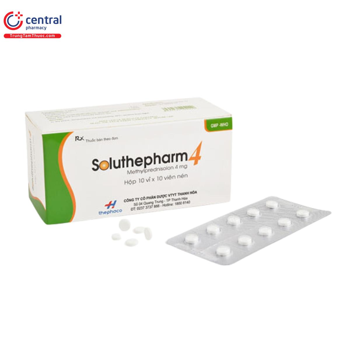 Thuốc Soluthepharm 4 - Chống viêm và ức chế miễn dịch hiệu quả
