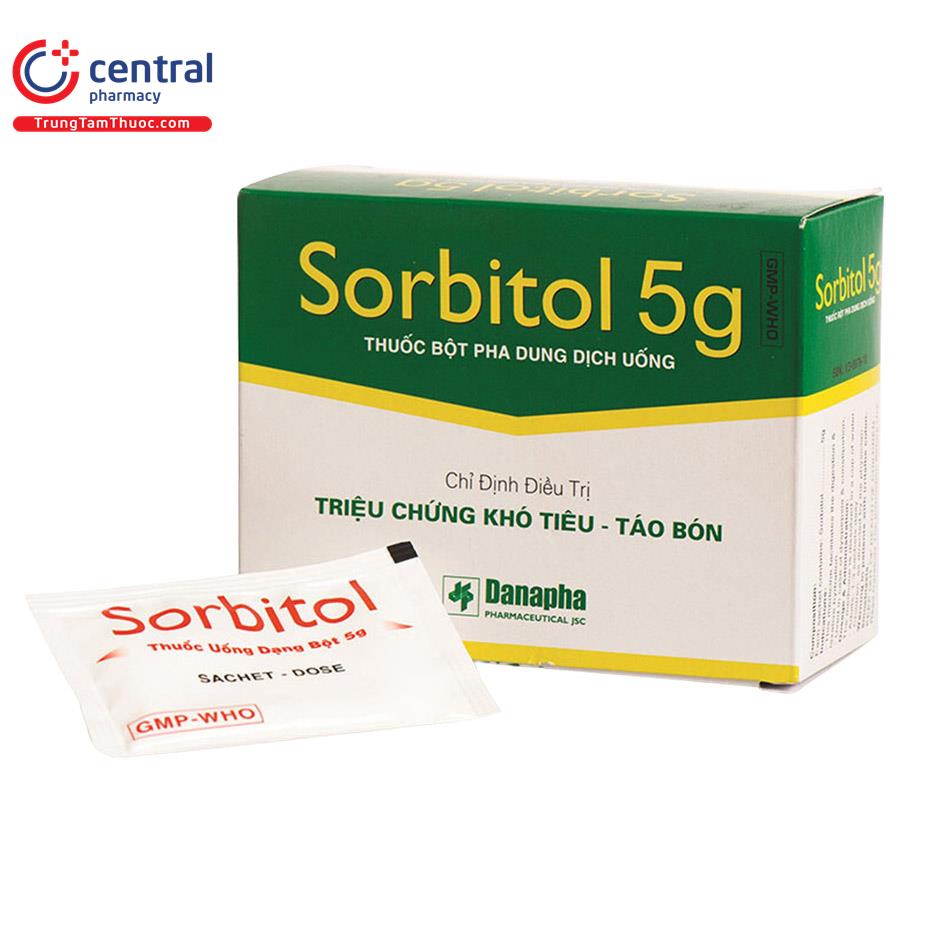 [CHÍNH HÃNG] Thuốc Sorbitol 5g Danapha trị khó tiêu và táo bón