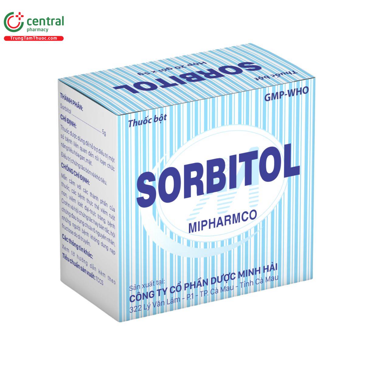 Thuốc Sorbitol 5g Mipharmco - Điều trị chứng táo bón và khó tiêu