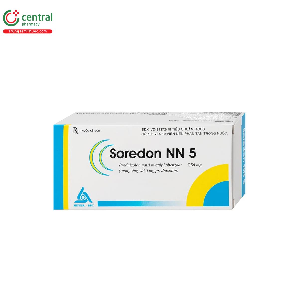 Thuốc Soredon NN 5 - điều trị dị ứng, chống viêm và ức chế miễn dịch