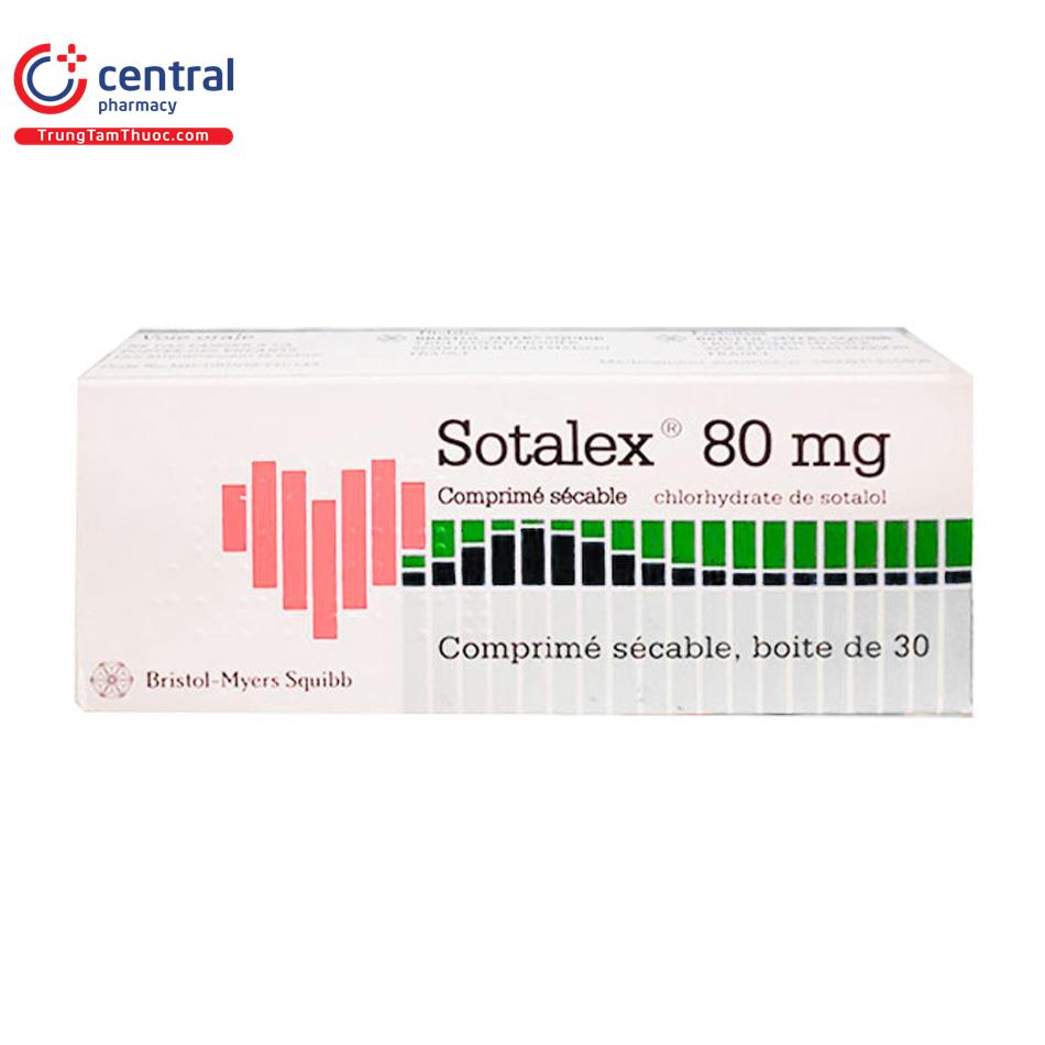 [CHÍNH HÃNG] Thuốc Sotalex 80mg - điều trị loạn nhịp thất