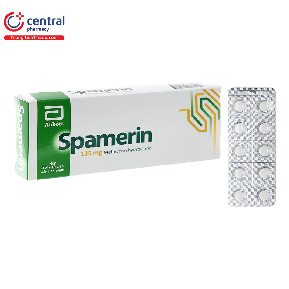 [CHÍNH HÃNG] Thuốc Spamerin 135mg điều trị hội chứng ruột kích thích