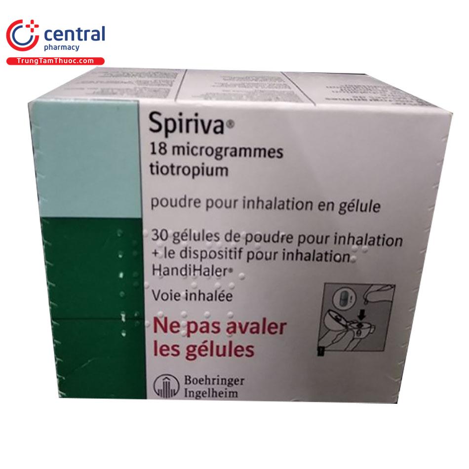 Thuốc Spiriva 18mcg điều trị phổi tắc nghẽn mạn tính: chỉ định, lưu ý