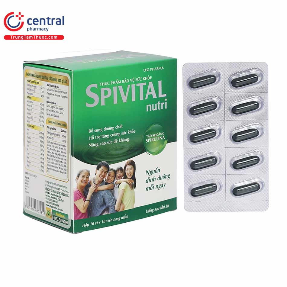 Spivital Nutri hỗ trợ tăng cường cho sức khỏe cơ thể, giảm mệt mỏi