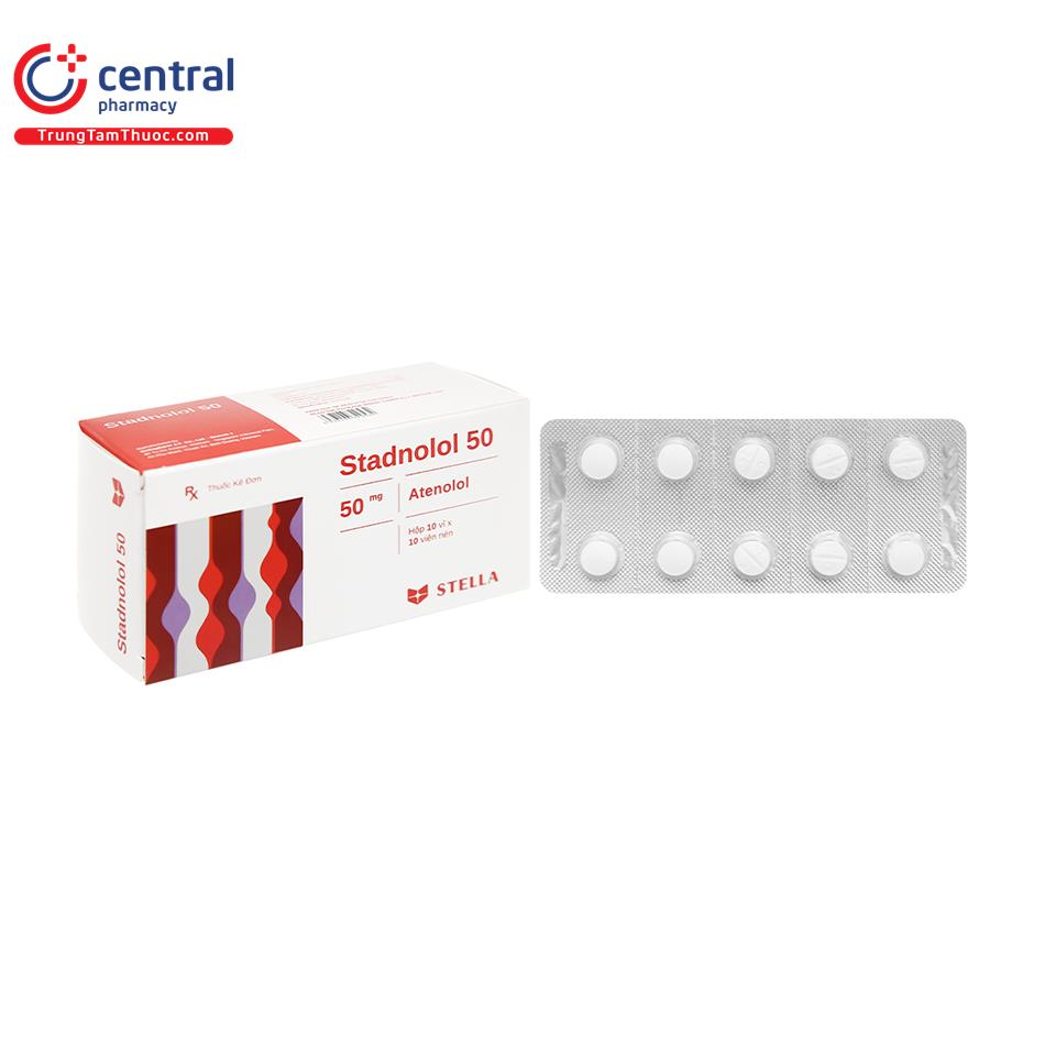 [CHÍNH HÃNG] Thuốc Stadnolol 50mg Stella điều trị bệnh tăng huyết áp
