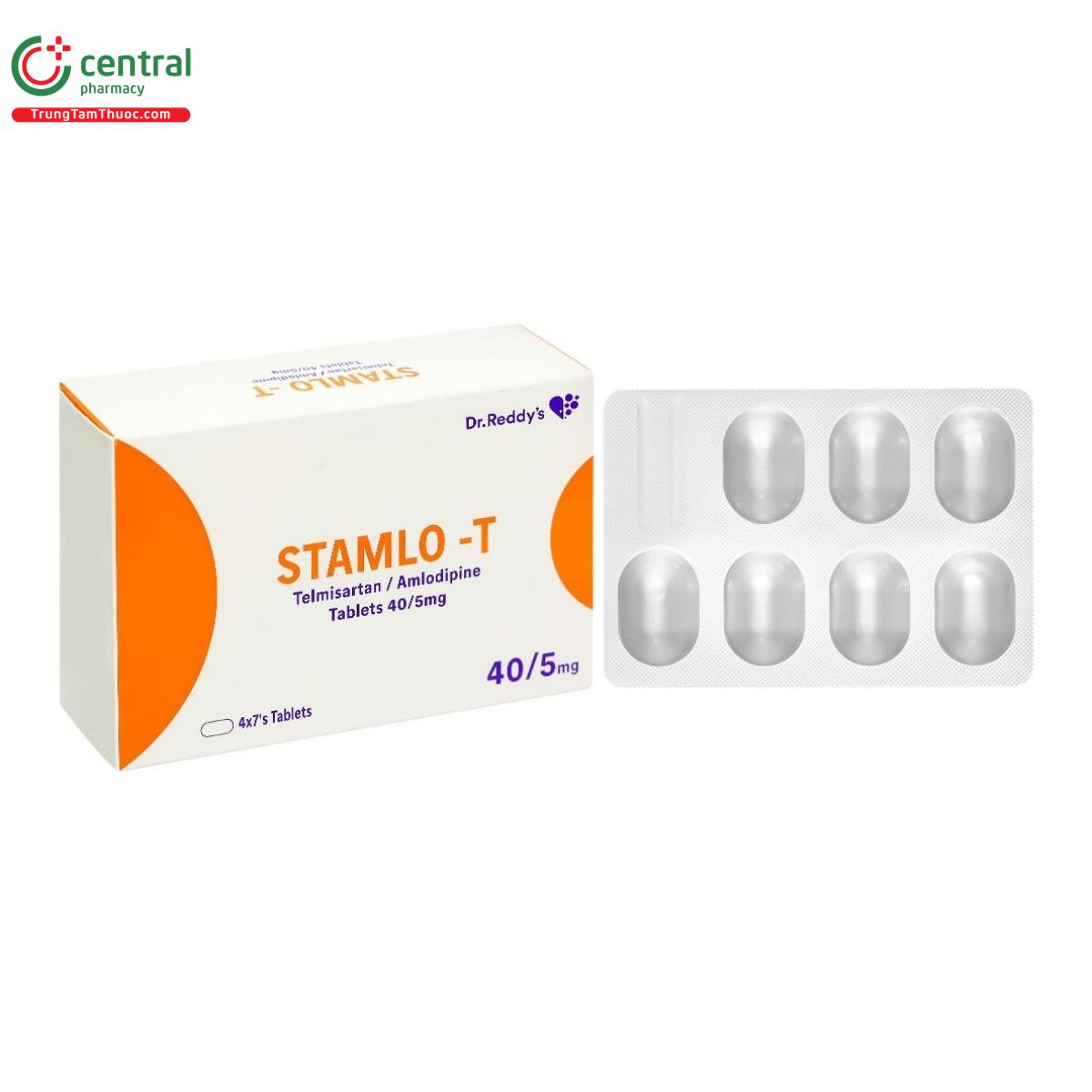 Thuốc Stamlo-T 40mg/5mg - Điều trị tăng huyết áp vô căn ở người lớn