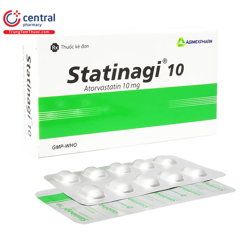 [CHÍNH HÃNG] Thuốc Statinagi 10 hạ cholesterol máu hiệu quả