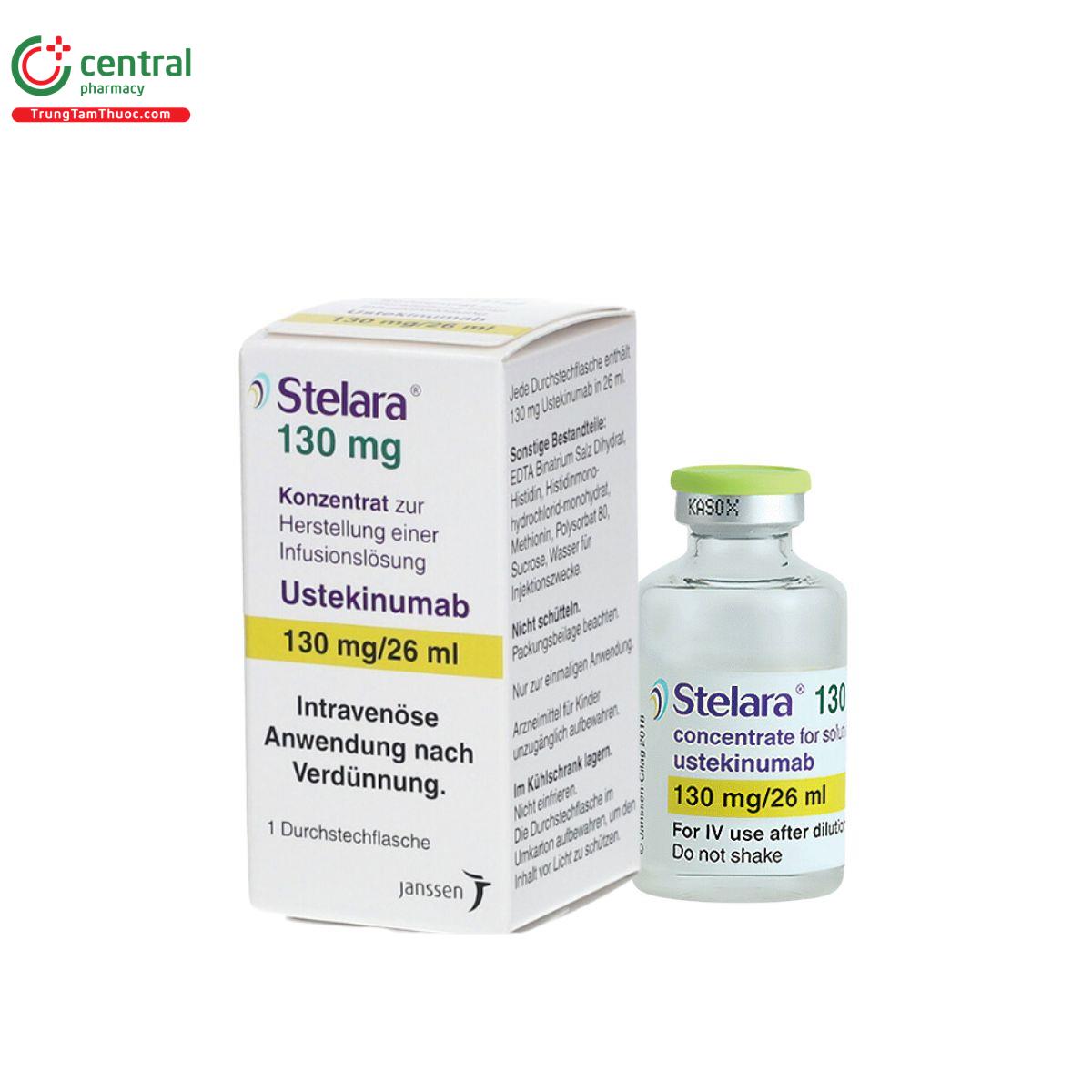 Thuốc Stelara 130mg - điều trị vảy nến thể mảng mức độ vừa đến nặng