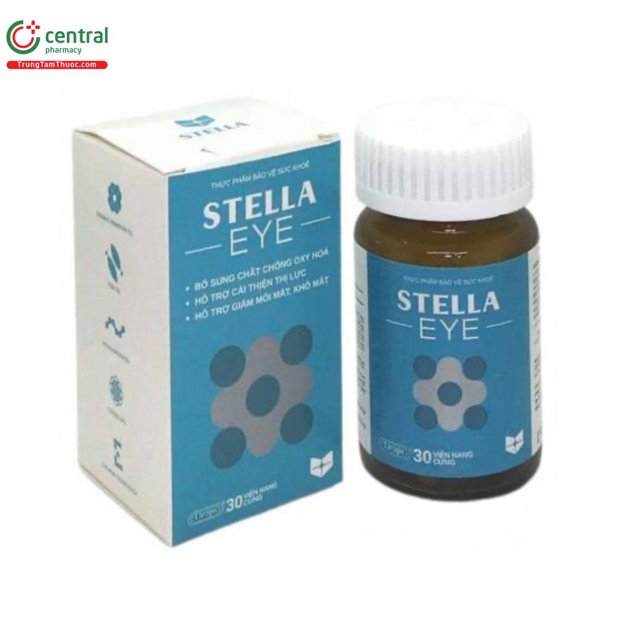 Thuốc Stella Eye giúp hỗ trợ cải thiện thị lực, giảm mỏi mắt, khô mắt