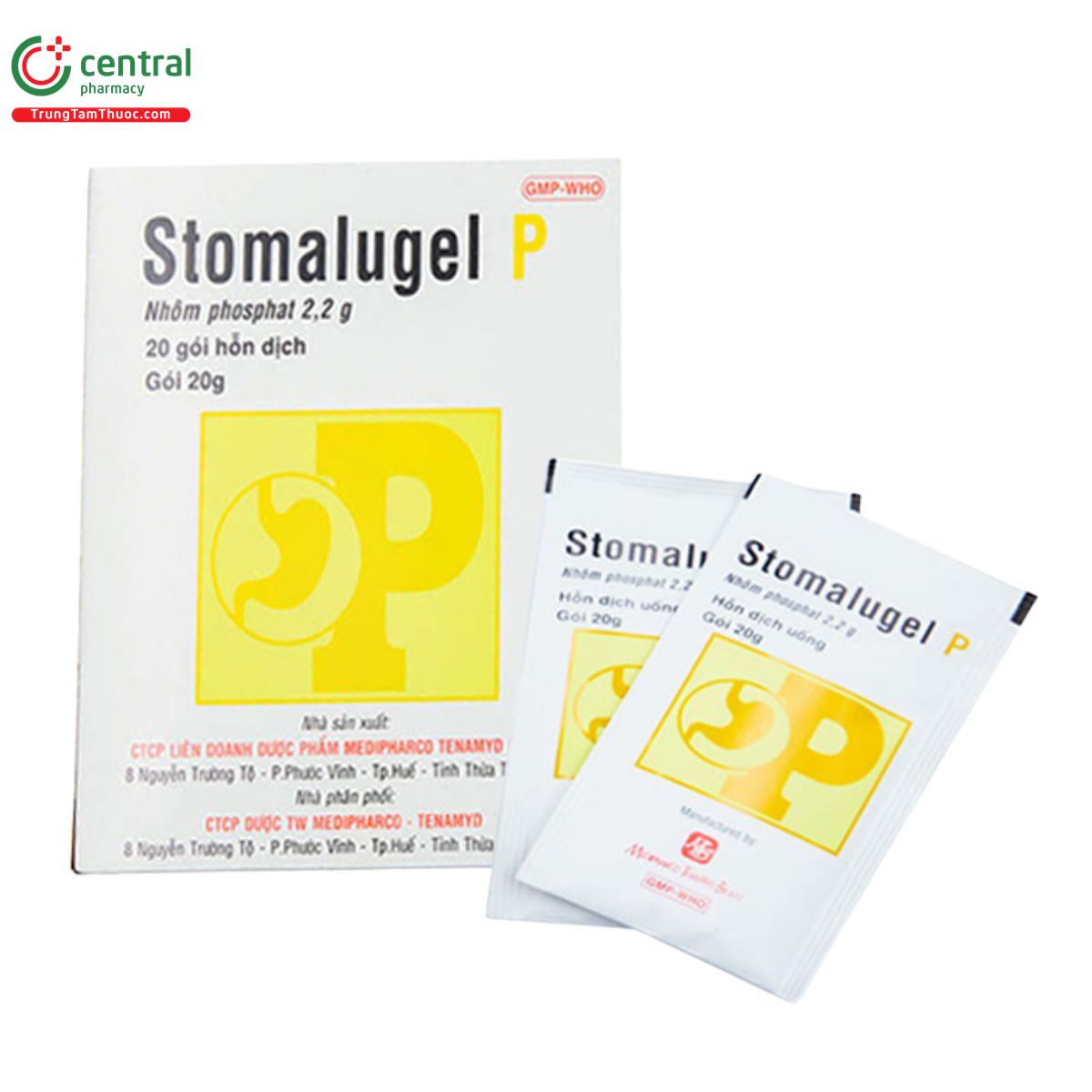 Thuốc Stomalugel P 2,2g điều trị viêm thực quản, dạ dày cấp và mạn tính