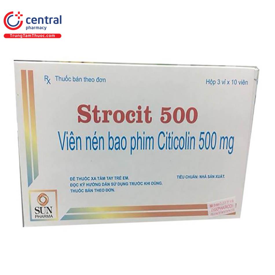 [CHÍNH HÃNG] Thuốc Strocit 500 tăng cường trí nhớ, tập trung trí não