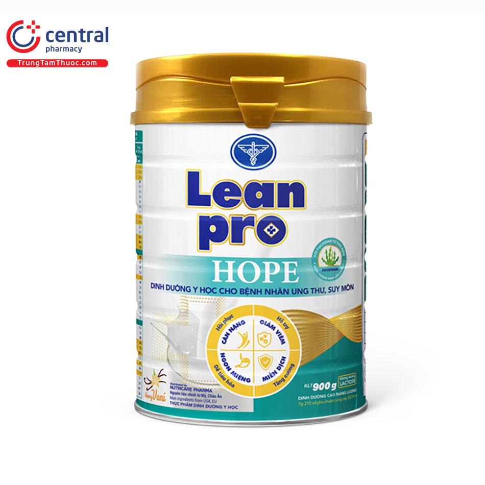 [CHÍNH HÃNG] Sữa bột Lean pro Hope dinh dưỡng cho người ung thư