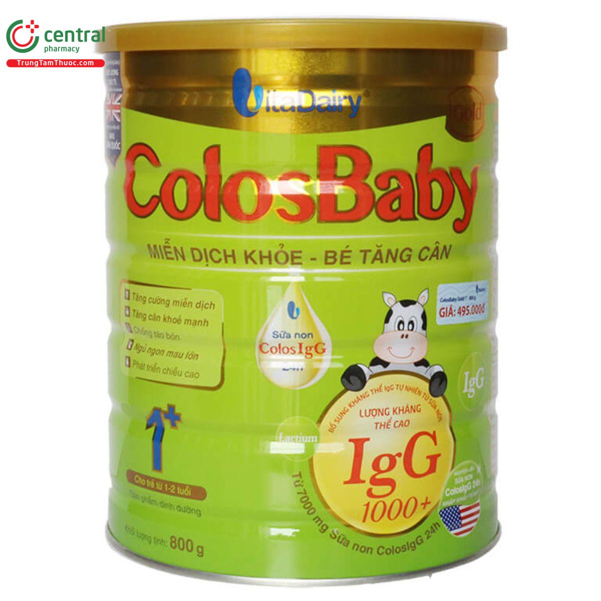 Sữa Colosbaby 1+ 800g - Giúp trẻ phát triển toàn diện và khỏe mạnh