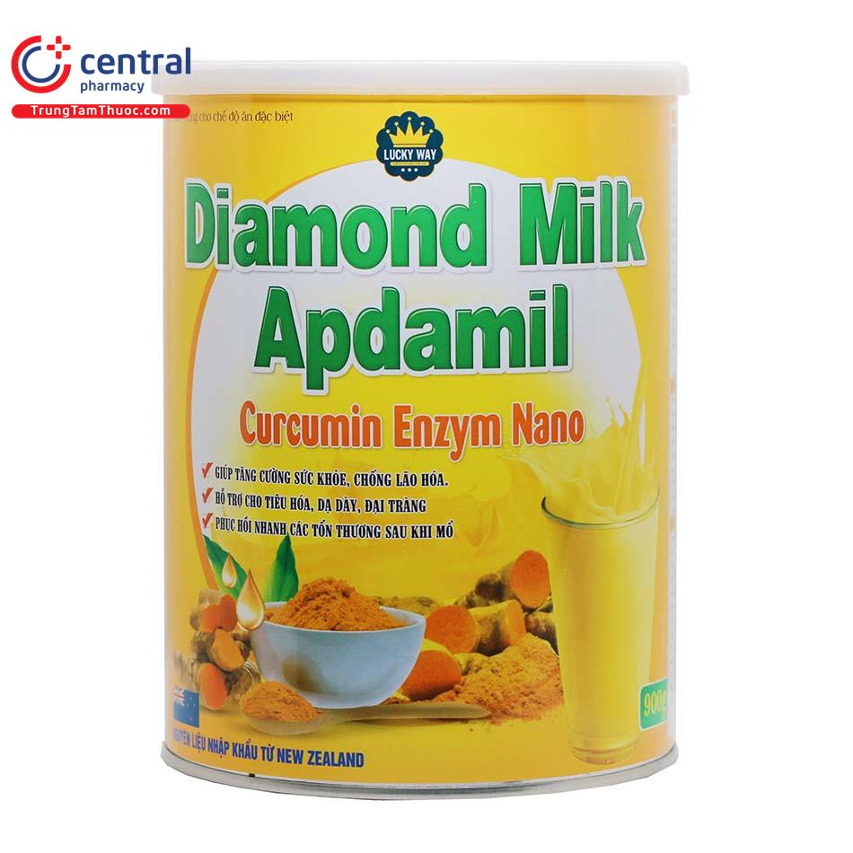 Sữa Diamond Milk Apdamil Curcumin Enzyme Nano Luckyway dành cho người ...