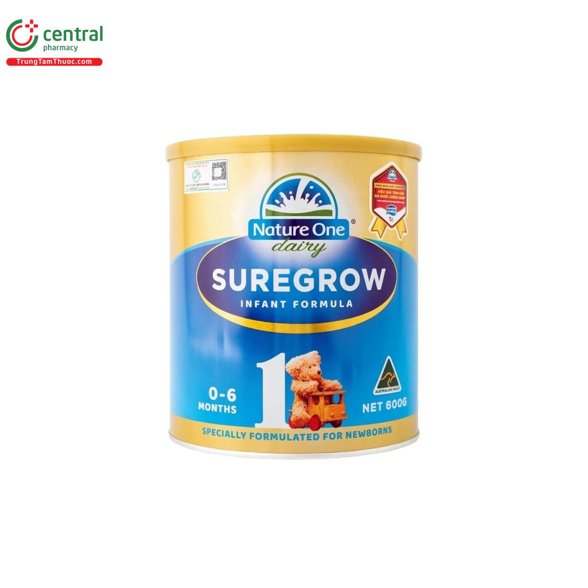 Sữa Nature One Dairy SureGrow số 1 có tốt không, giá bao nhiêu, cách pha?