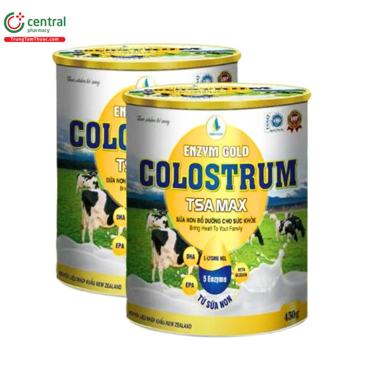 Sữa non Enzym Gold Colostrum Tsa Max bổ dưỡng giúp trẻ phát triển toàn diện
