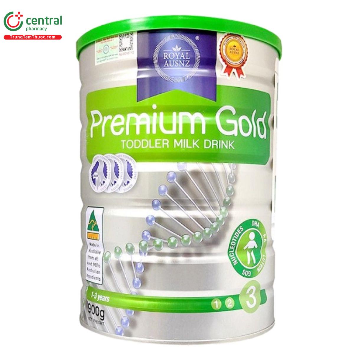 Sữa Premium Gold 3 Toddler Milk Drink (900g) - Giúp bé phát triển tốt
