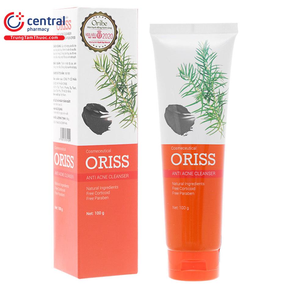 [CHÍNH HÃNG] Sữa rửa mặt Oriss giúp làm sạch bụi bẩn, bã nhờn trên da