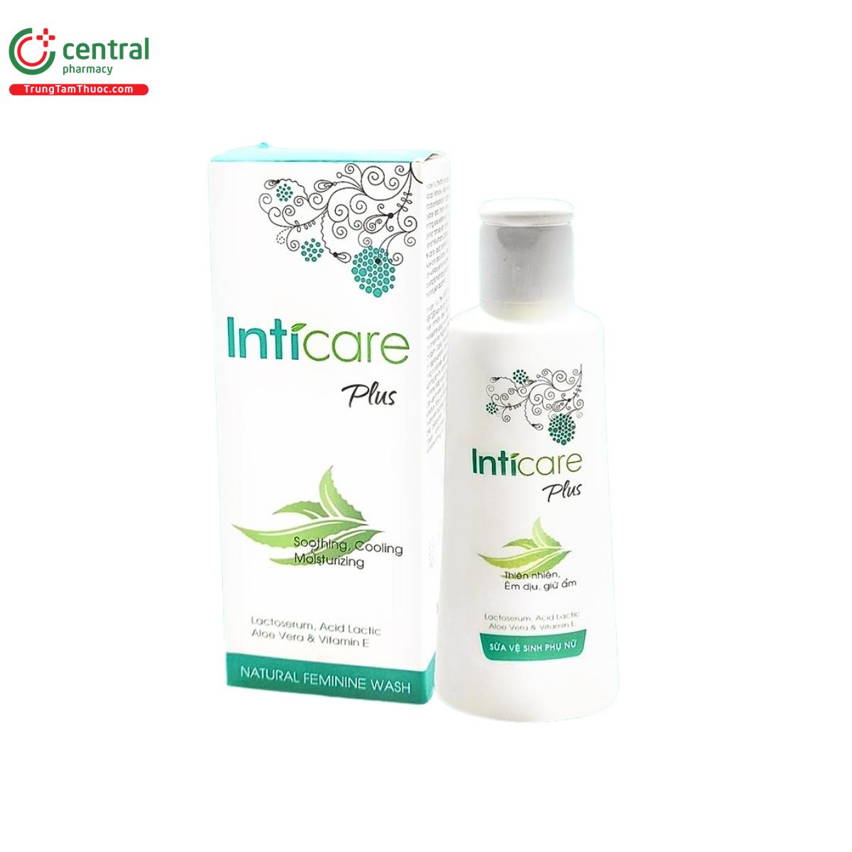 Sữa vệ sinh phụ nữ Inticare Plus làm sạch vùng kín, khử mùi, giảm ngứa