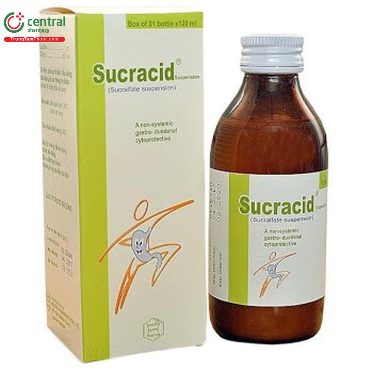 Thuốc Sucracid Suspension (Sucralfat) điều trị loét dạ dày mua ở đâu?