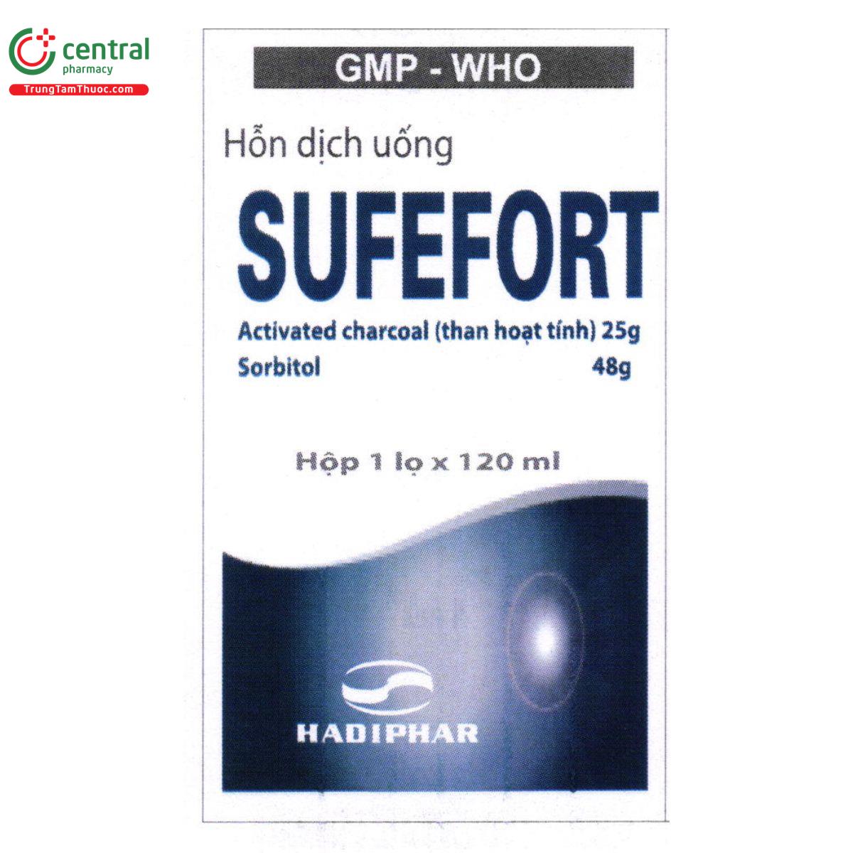 Thuốc Sufefort điều trị vấn đề khẩn cấp ngộ độc cấp tính theo đường uống