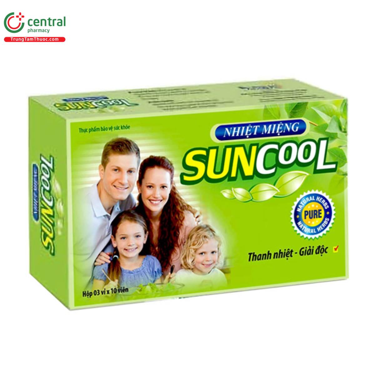 Viên uống Suncool - Hỗ trợ thanh nhiệt và giải độc, giảm nhiệt miệng