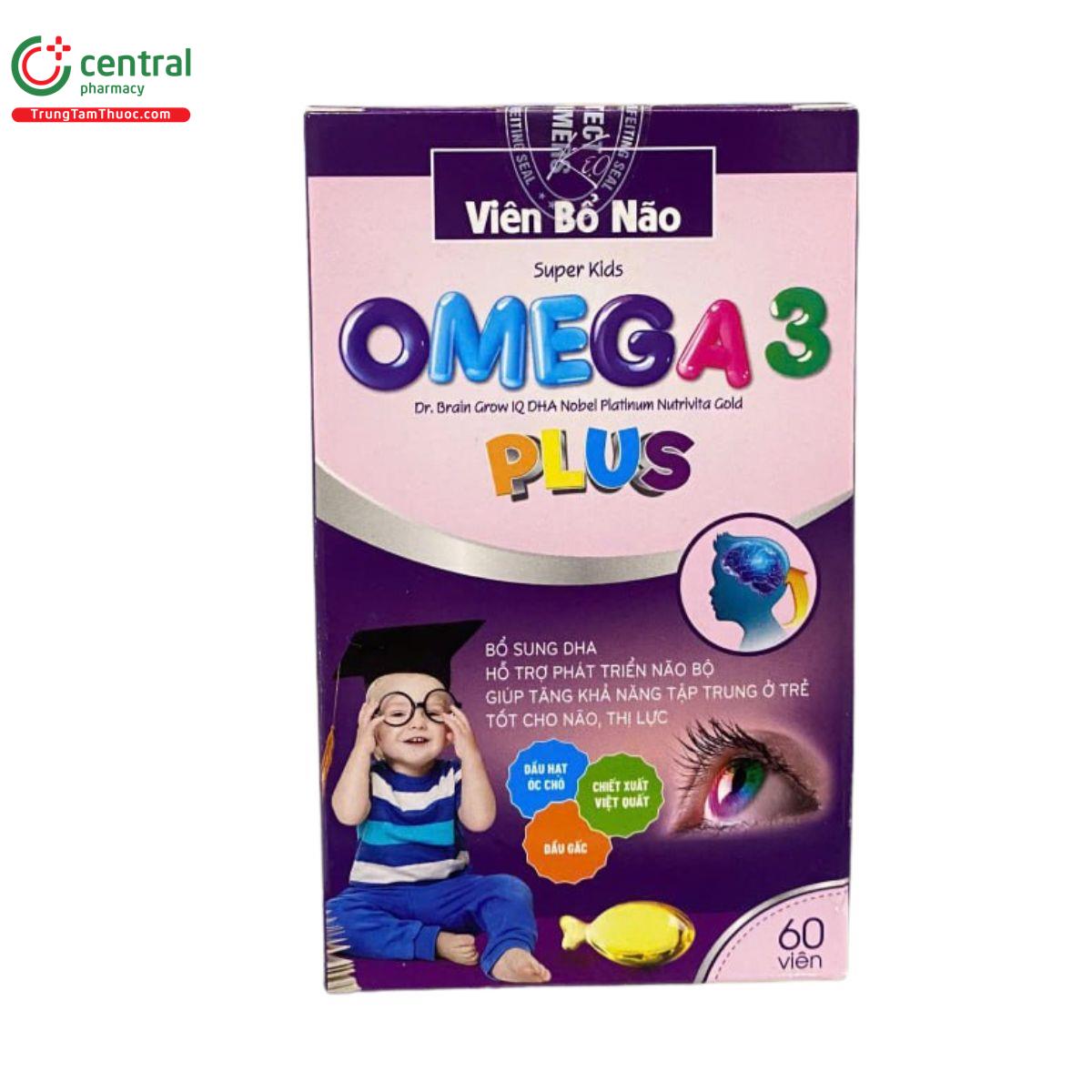 Thuốc Super Kids Omega 3 Plus tăng cường phát triển não bộ cho trẻ nhỏ