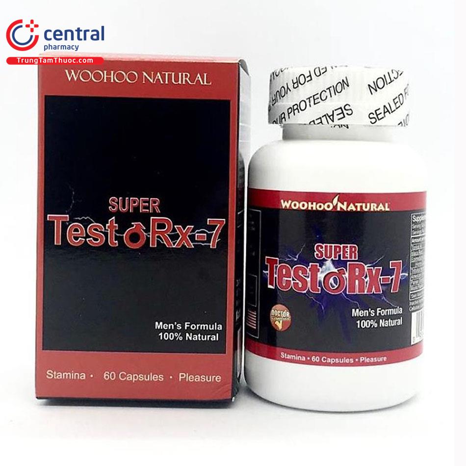 [CHÍNH HÃNG] Thuốc Super Testo Rx-7 tăng cường sinh lý nam