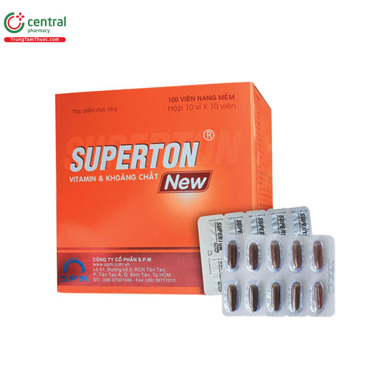 Thuốc Superton New - Tăng cường đề kháng, giúp tinh thần sảng khoái
