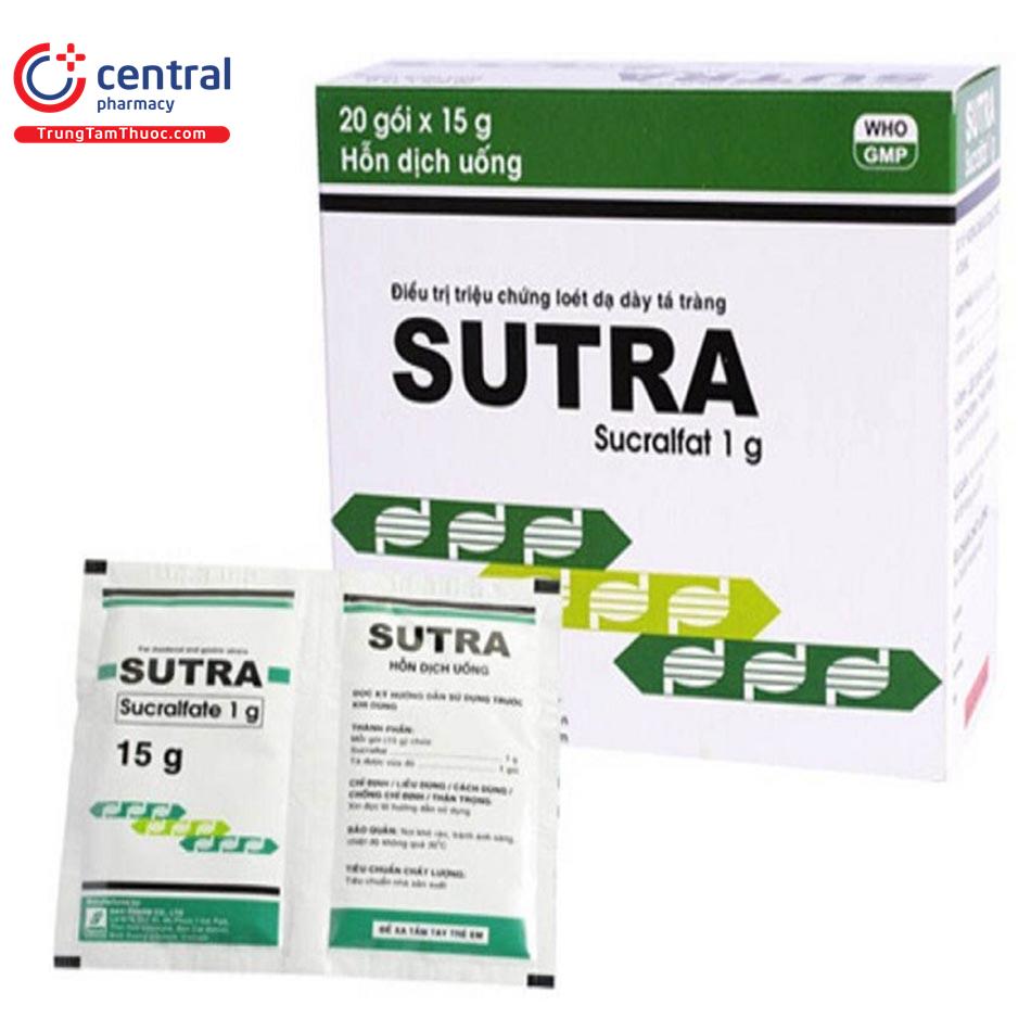 [CHÍNH HÃNG] Thuốc Sutra 1g - Thuốc trị loét dạ dày - tá tràng