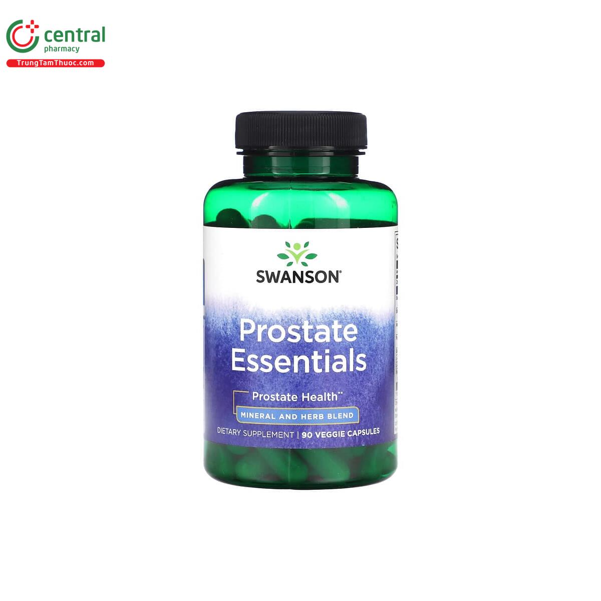 Thuốc Swanson Prostate Essentials - Hỗ trợ và phòng ngừa các bệnh tiền liệt tuyến