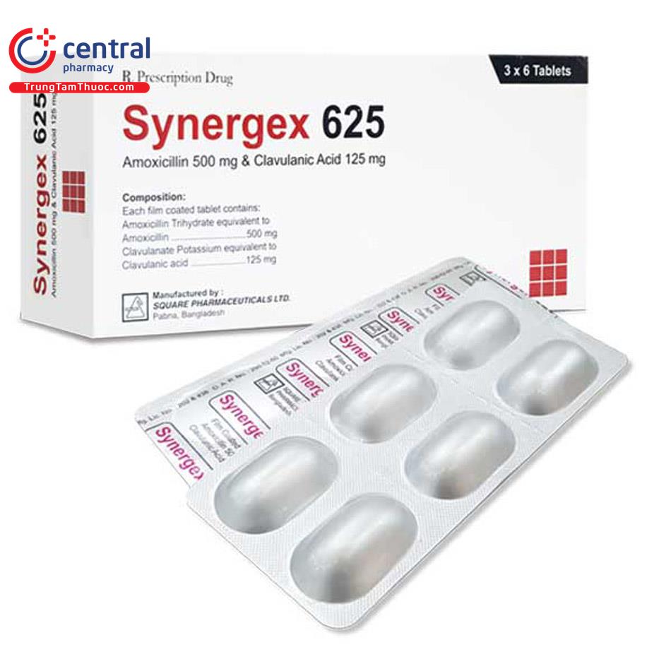 [CHÍNH HÃNG] Thuốc Synergex 625 - điều trị nhiễm khuẩn