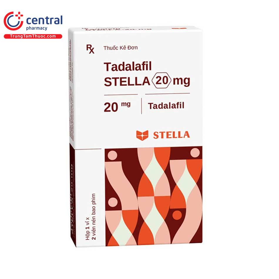 [CHÍNH HÃNG] Thuốc Tadalafil Stella 20 - công dụng, liều dùng