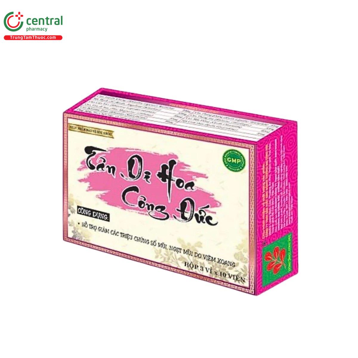 Tân Di Hoa Công Đức - Hỗ trợ giảm sổ mũi, nghẹt mũi do viêm xoang