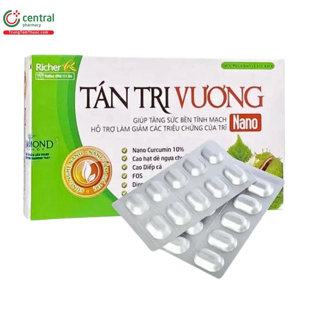 Thuốc Tán Tri Vương Nano giúp phòng ngừa và cải thiện triệu chứng trĩ