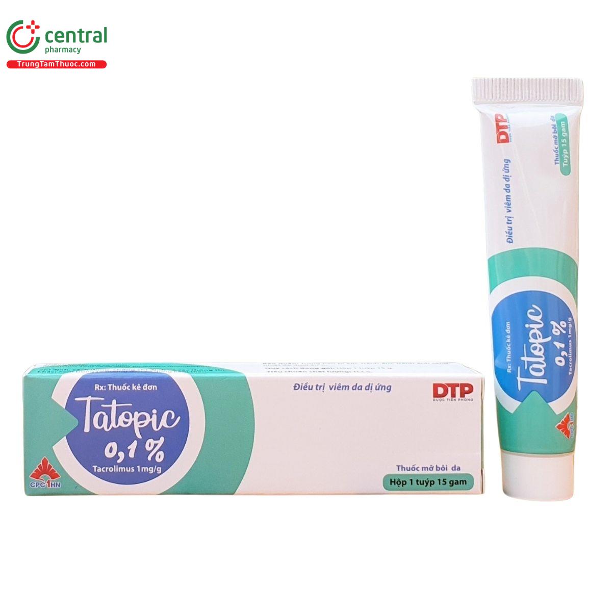 Thuốc Tatopic 0,1% CPC1 Hà Nội điều trị viêm da dị ứng