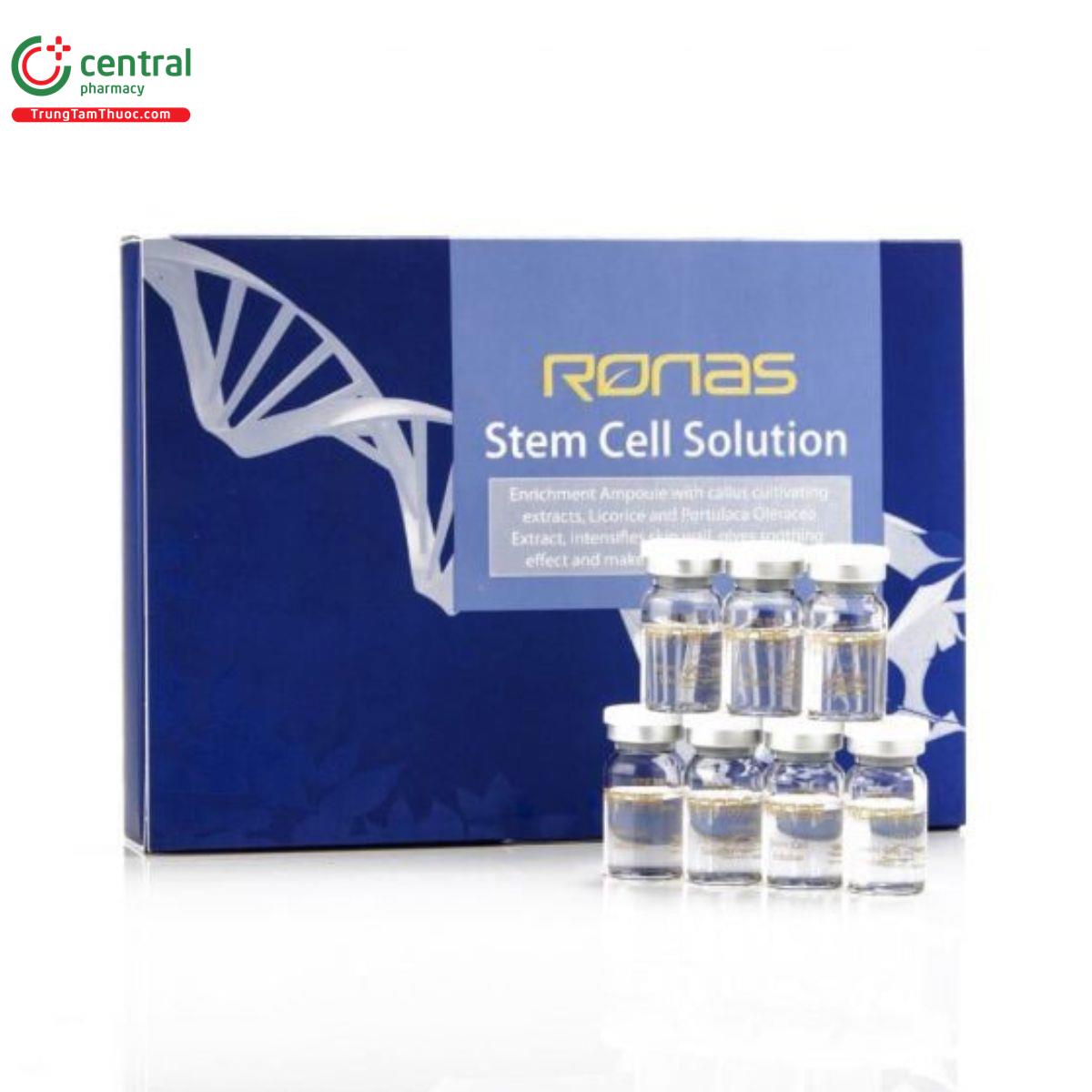 Tế bào gốc Ronas Stem Cell Solution kích thích tái tạo da, làm đẹp da