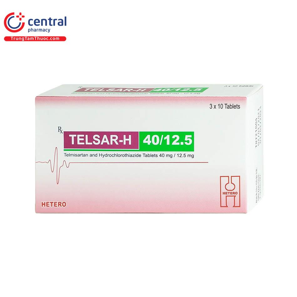 [CHÍNH HÃNG] Thuốc Telsar-H 40mg/12.5mg điều trị tăng huyết áp