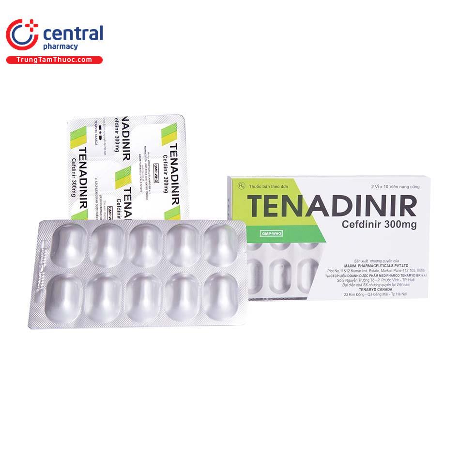 [CHÍNH HÃNG] Thuốc Tenadinir 300mg - Thuốc điều trị nhiễm khuẩn